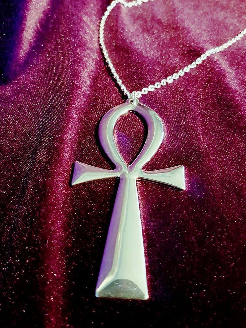 Huge Ankh Necklace 10cm Ankh Egypt Gothic Tradgoth Occult - Etsy