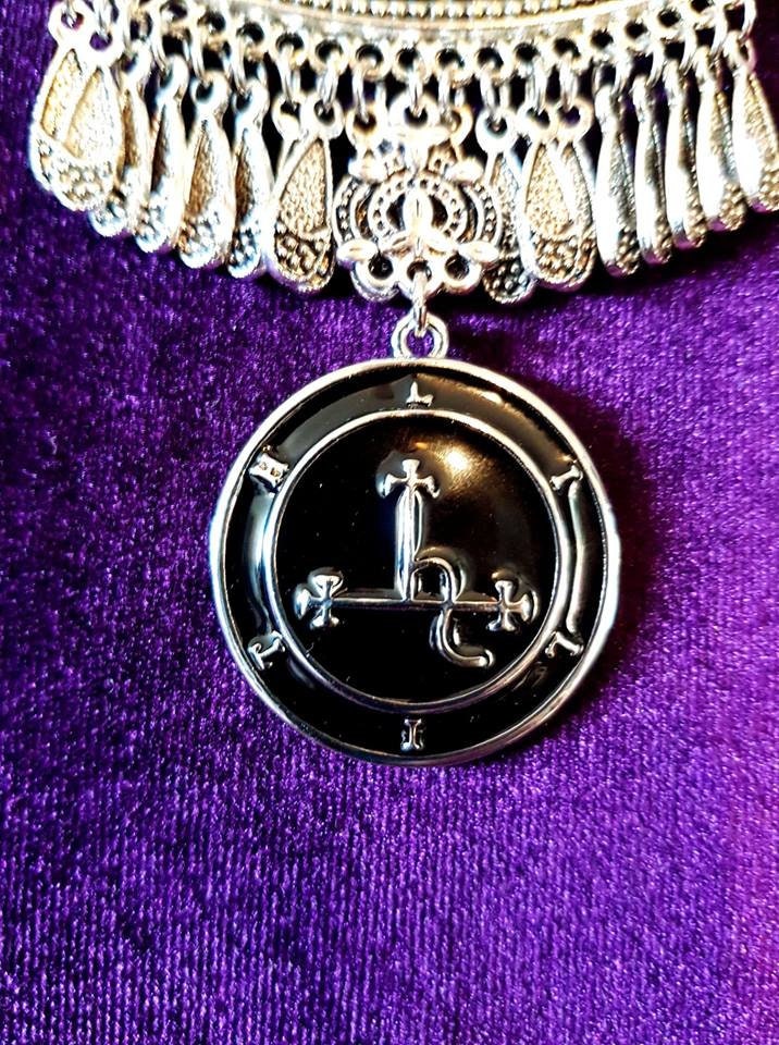 Sigil Of Lilith Necklace - Demonolatry Dukante Demonic Daemonic Satanic ...
