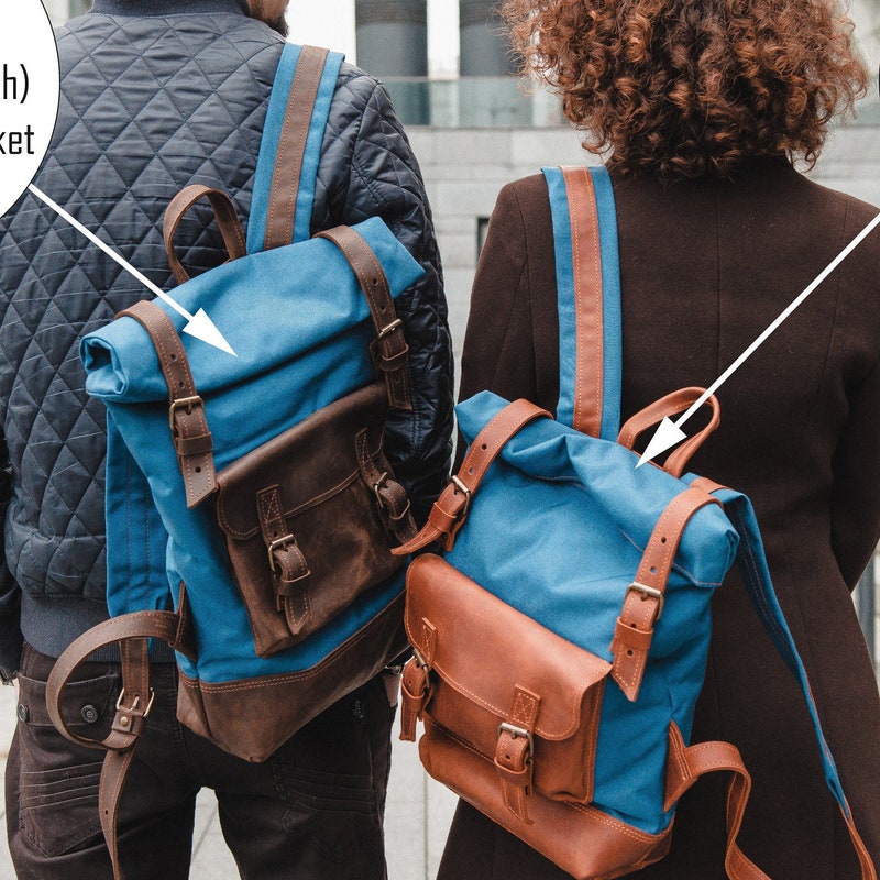 Waxed Canvas Backpack - Etsy