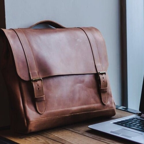 Leather Laptop Bag 15.6 Leather Laptop Bag for Women 17 Inch | Etsy