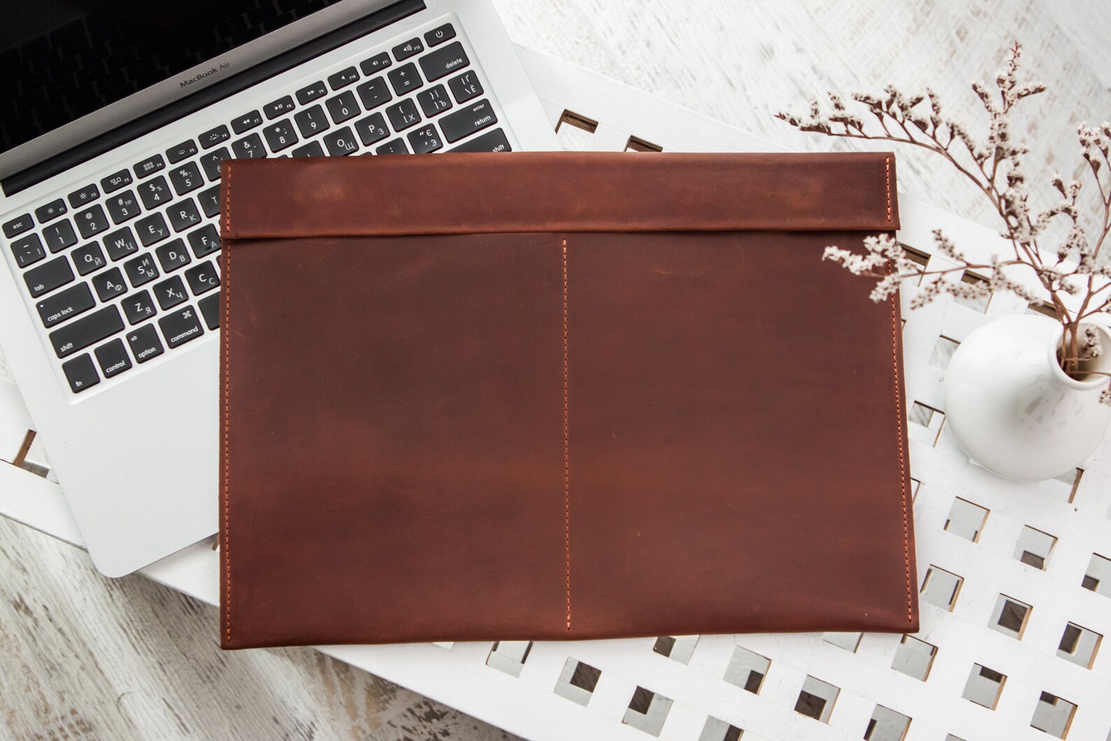 Leather Document Holderlaptop Coverlaptop Cases 11 | Etsy