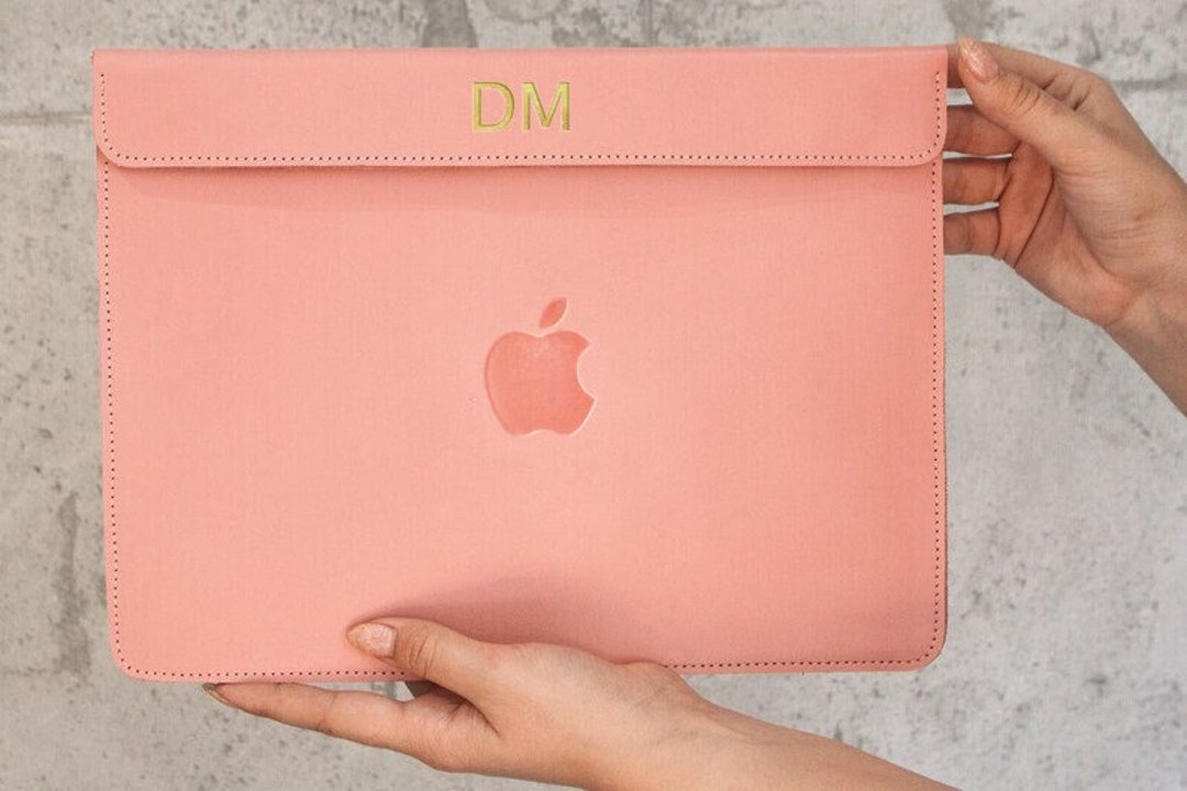Pink Laptop Sleeve,pink MacBook Sleeve,leather MacBook Case,macbook Air ...