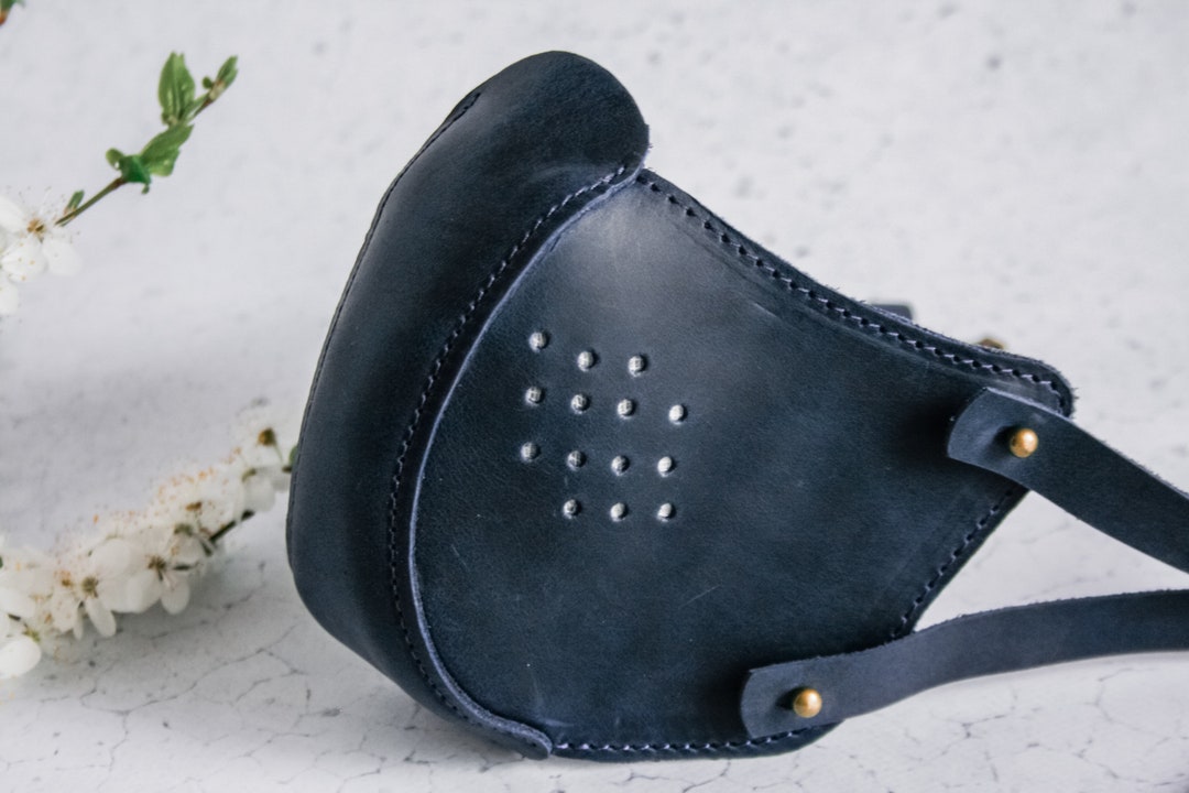 Mask With Filter Pocket,leather Face Mask With Filter Pocket,face Mask ...