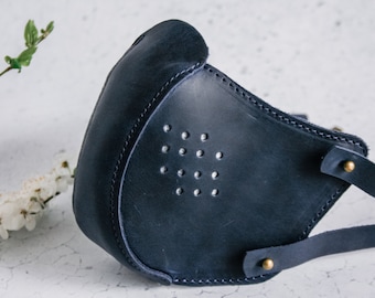 Leather Face Mask - Etsy