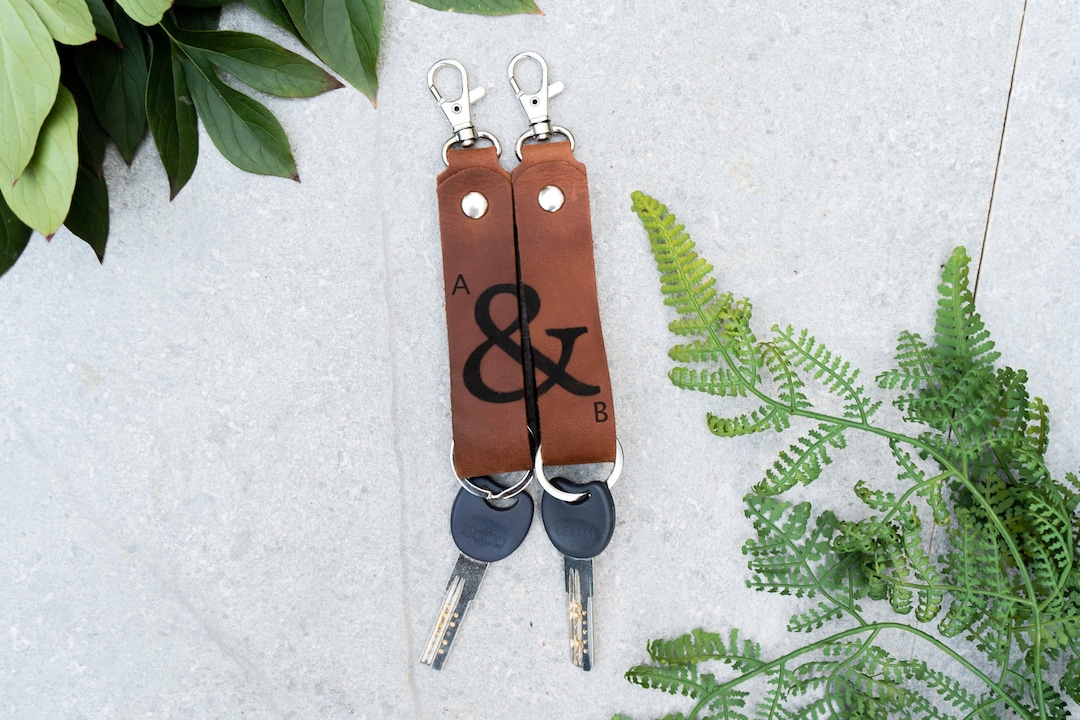 Сouple Keychain Set,matching Keyrings,personalised Keyring,custom ...