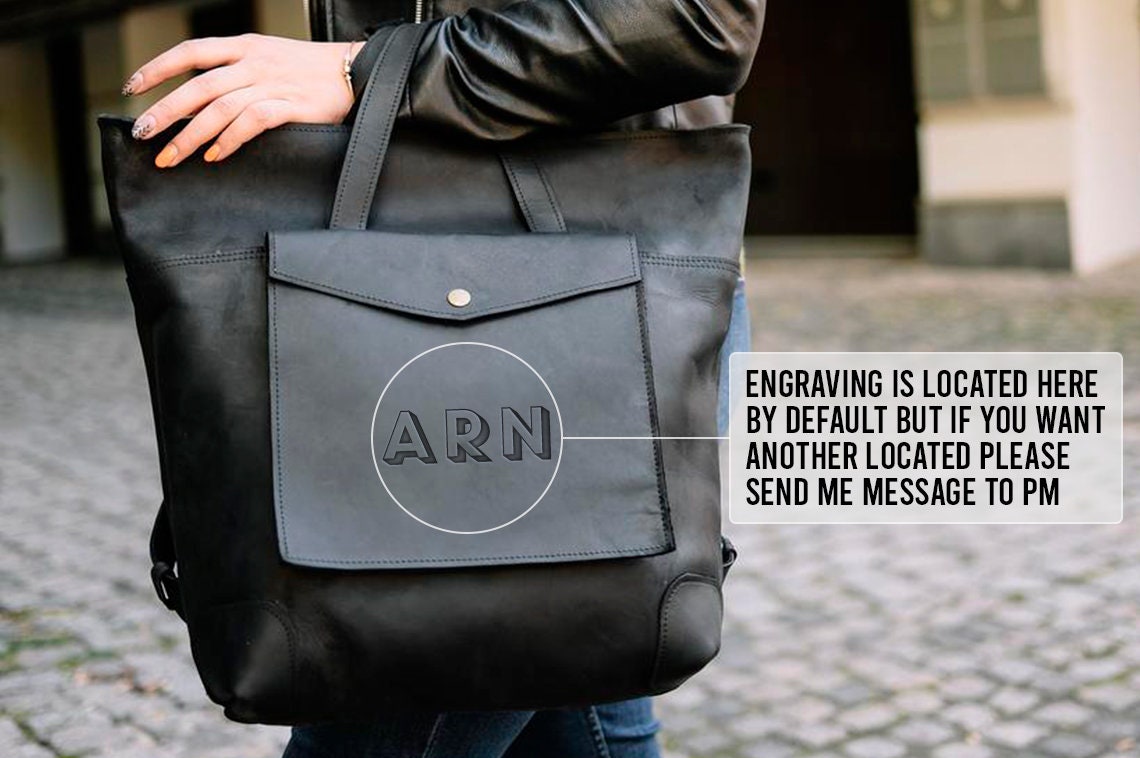 Convertible Backpack Men Leather Convertable Backpack - Etsy