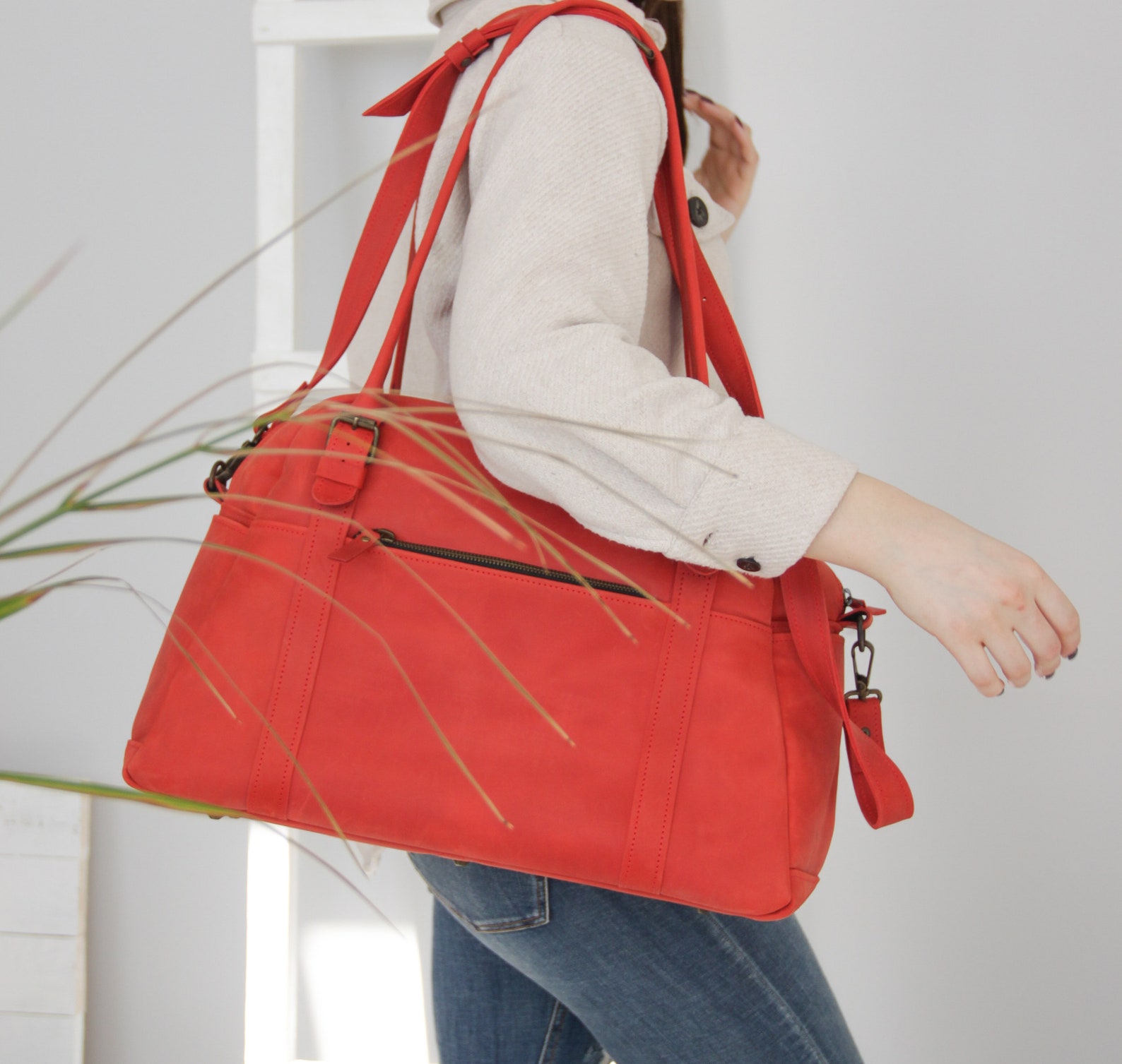 Women's Overnight Bag,women's Travel Bag,duffel Bag Women,weekender Bag ...