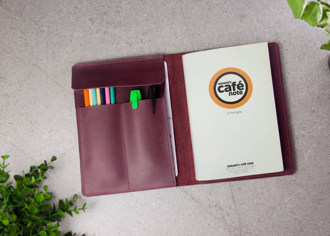 Nanami Cafe Note B6 Slim Cover,b6 Slim Leather Cover,b6 Slim Notebook ...