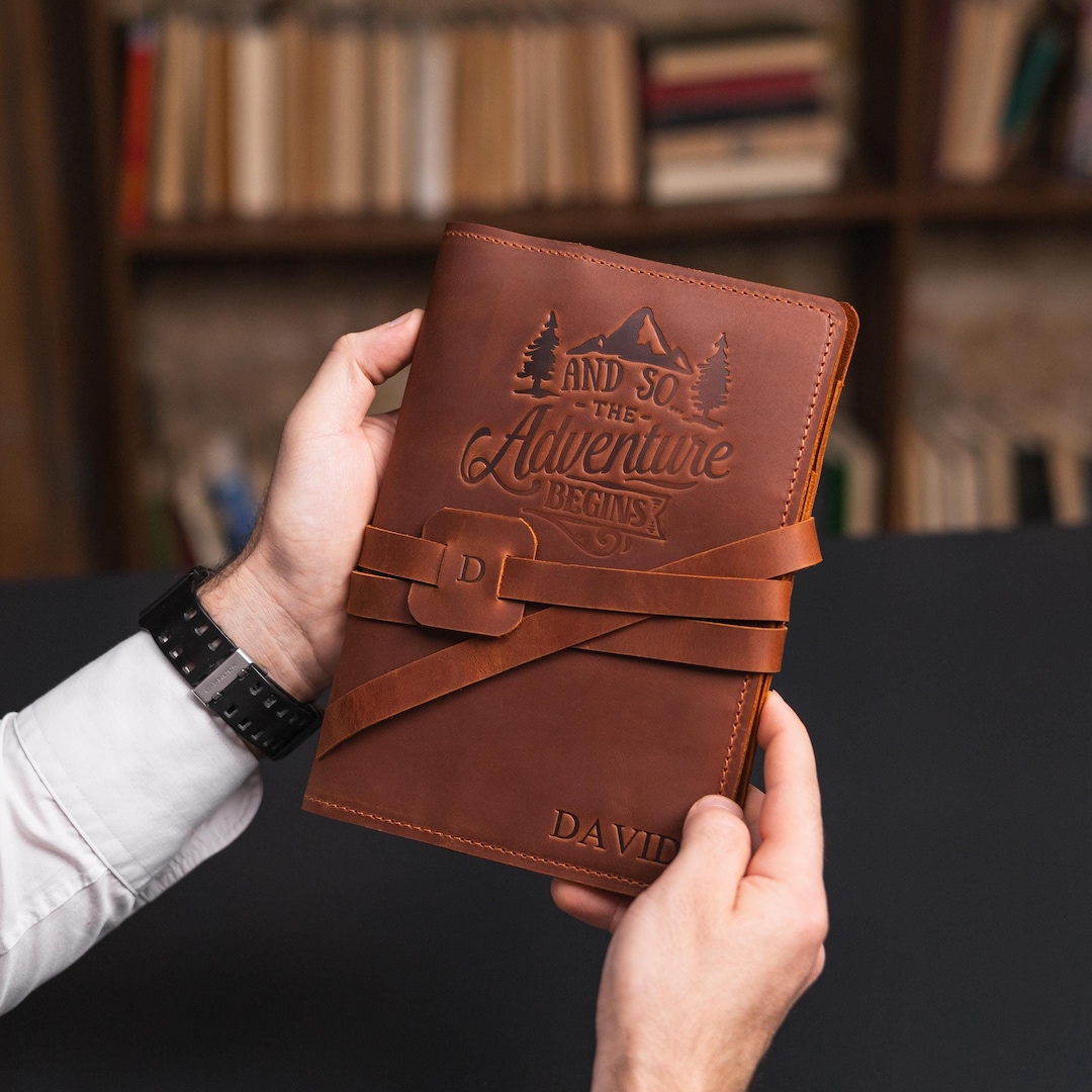 Leather Adventure Journal, Adventure Notebook, Traveler Gift Idea ...