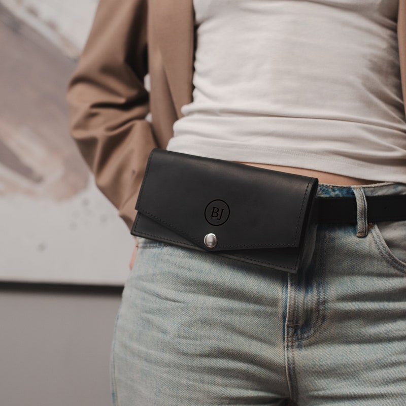 Leather Waist Pouch Woman - Etsy