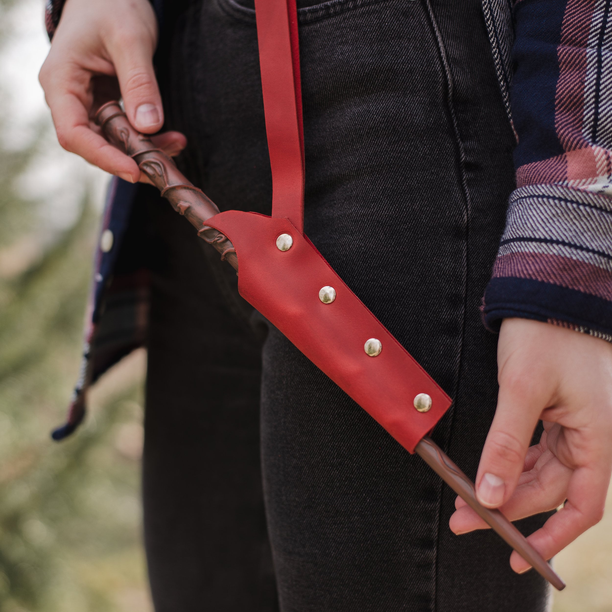 Custom Leather Wand Holster, Magic Wand Leather Holster, Wand Holster ...