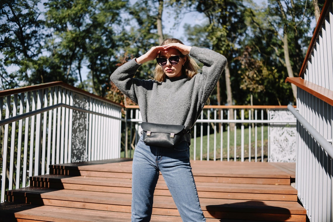 Unisex Hip Packblack Hip Packtravel Fanny Packhip Pouch for - Etsy