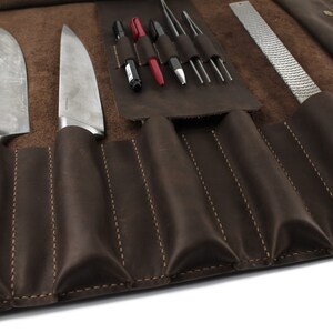 Leather Knife Rolltool Rollknife Rollchef Knife Rollknife | Etsy