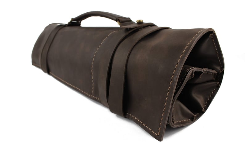 Leather Chisel Roll,leather Tool Storage,gift for Handyman,leather Tool ...