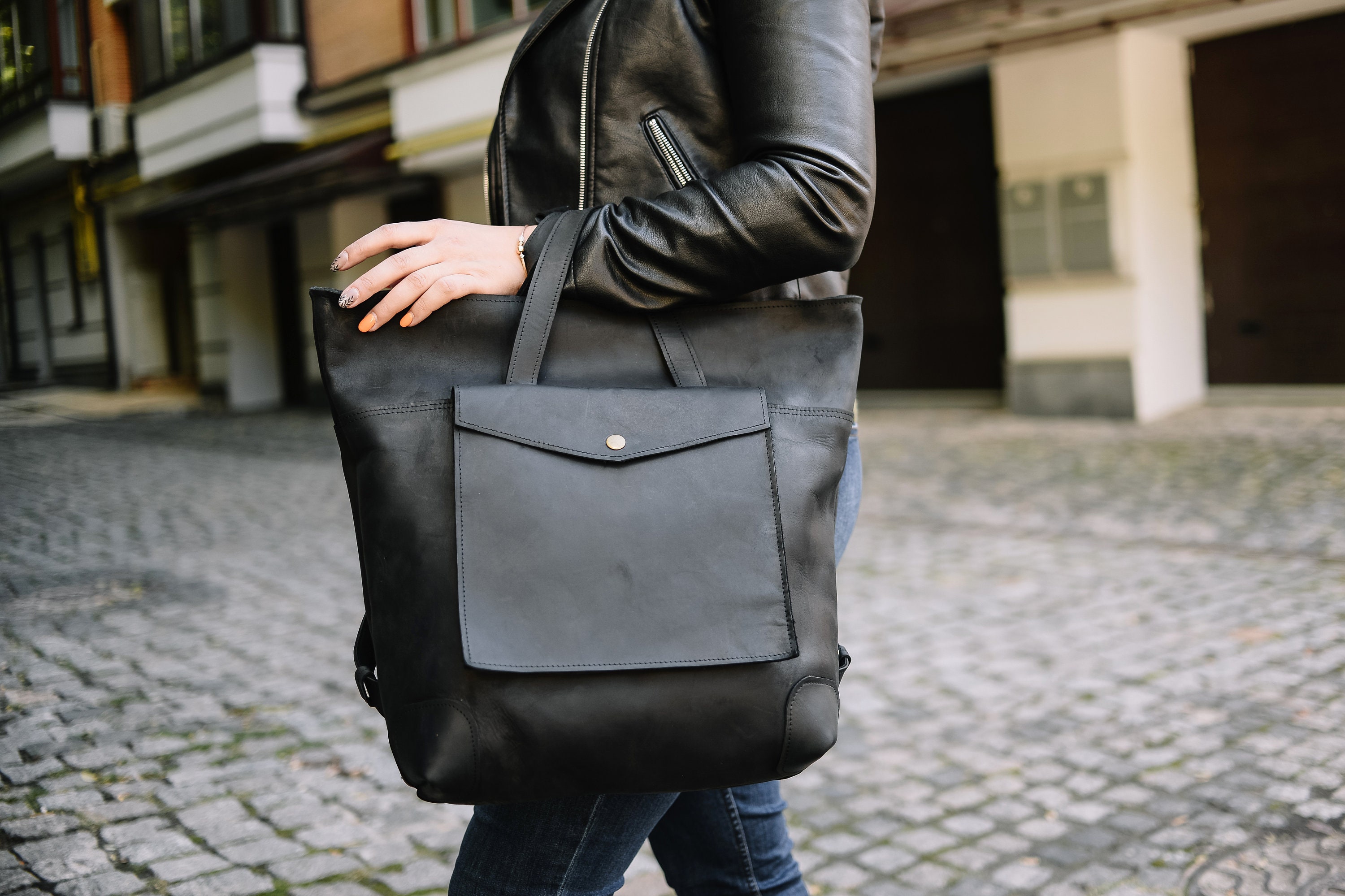 Convertible Backpack Men Leather Convertable Backpack - Etsy