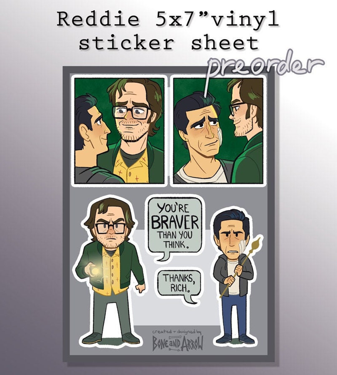 Neibolt Reddie IT: Chapter Two Paper Sticker Sheet - Etsy