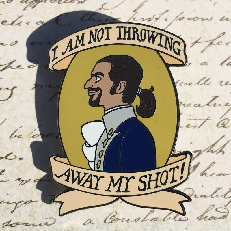 Hamilton Enamel Pin - Etsy