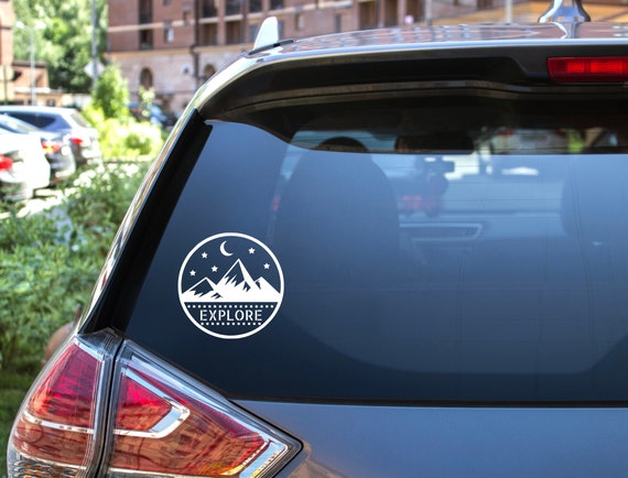 Stickers, Labels & Tags Vinyl Decals Explore Car Decal Camping Life ...