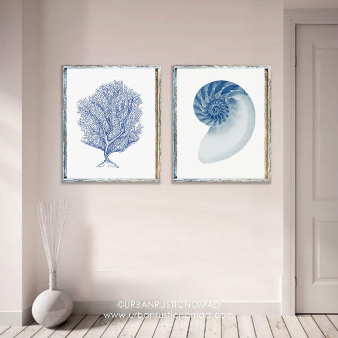 Sea Coral Indigo Blue Underwater Coastal Photography | Etsy