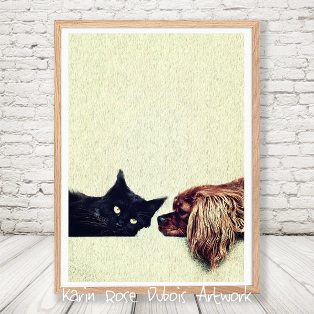 Nandi Animals, Cat, Dog, Love, Wall Art, Digital Print, Wall Decor ...