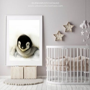 Penguin Print, Baby Animal Prints, Wall Art, Nursery Decor, Animal Wall ...