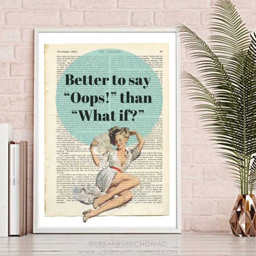 Retro Woman Quote Print, Inspirational Wall Art (digital Download) - Etsy