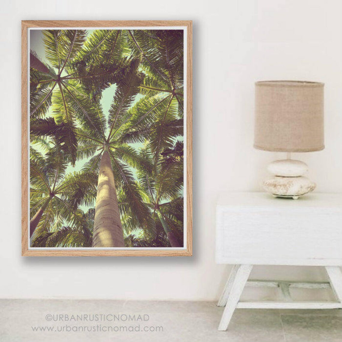 Palmeras Decoración tropical Arte de pared Descarga - Etsy España