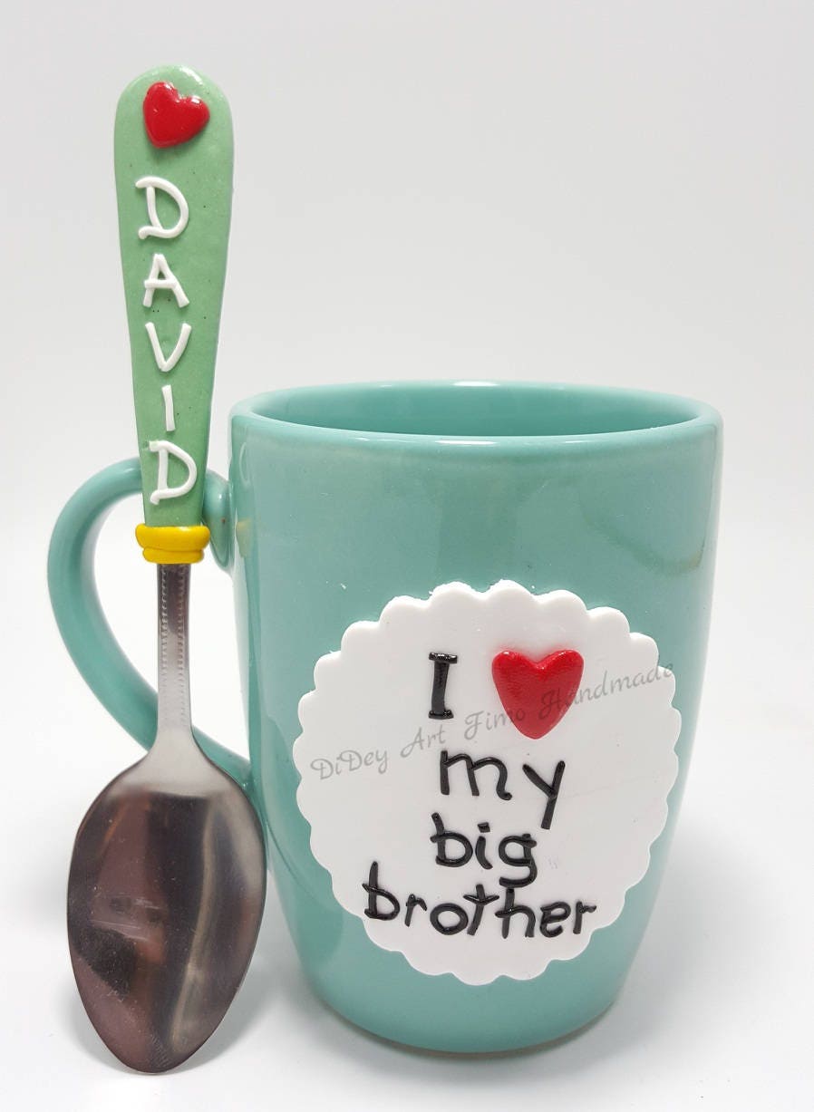Personalized Gift Personalized Cup and Spoon Decorated Mug, Tea Cup ...