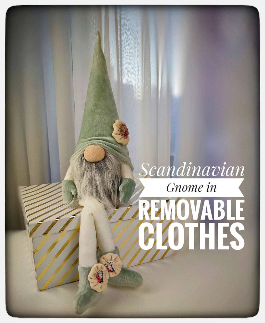 Pattern Pdf Scandinavian Spring Gnome in Removable Clothes Gnomes DIY ...