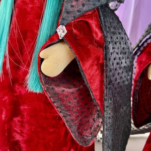 Pattern Pdf Scandinavian Gnome Lady Witch for Halloween, Gnome in Cloak ...