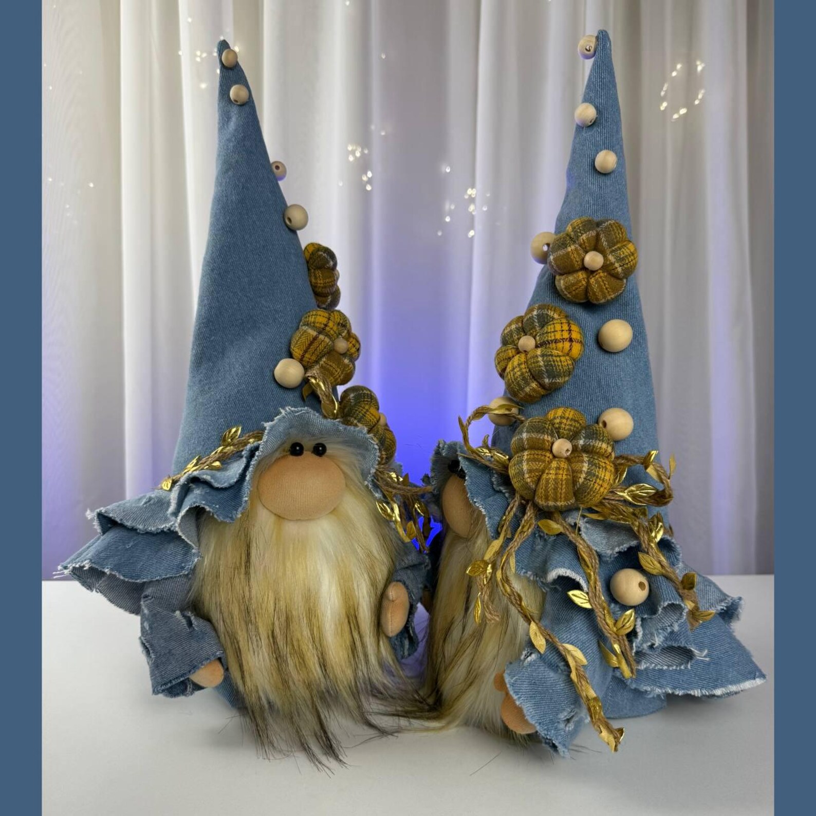 Pattern Pdf Scandinavian Denim Gnome, House Home Decor, DIY Handmade ...