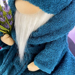 Pattern Pdf Scandinavian Bath Gnome, Gnome in a Terry Robe, Present ...