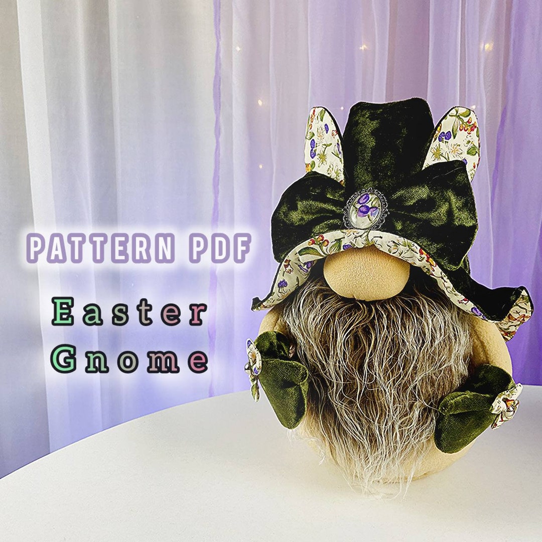 Scandinavian Easter Gnome Pattern Pdf, Rabbit, Hare,bunny, Nice Easter ...