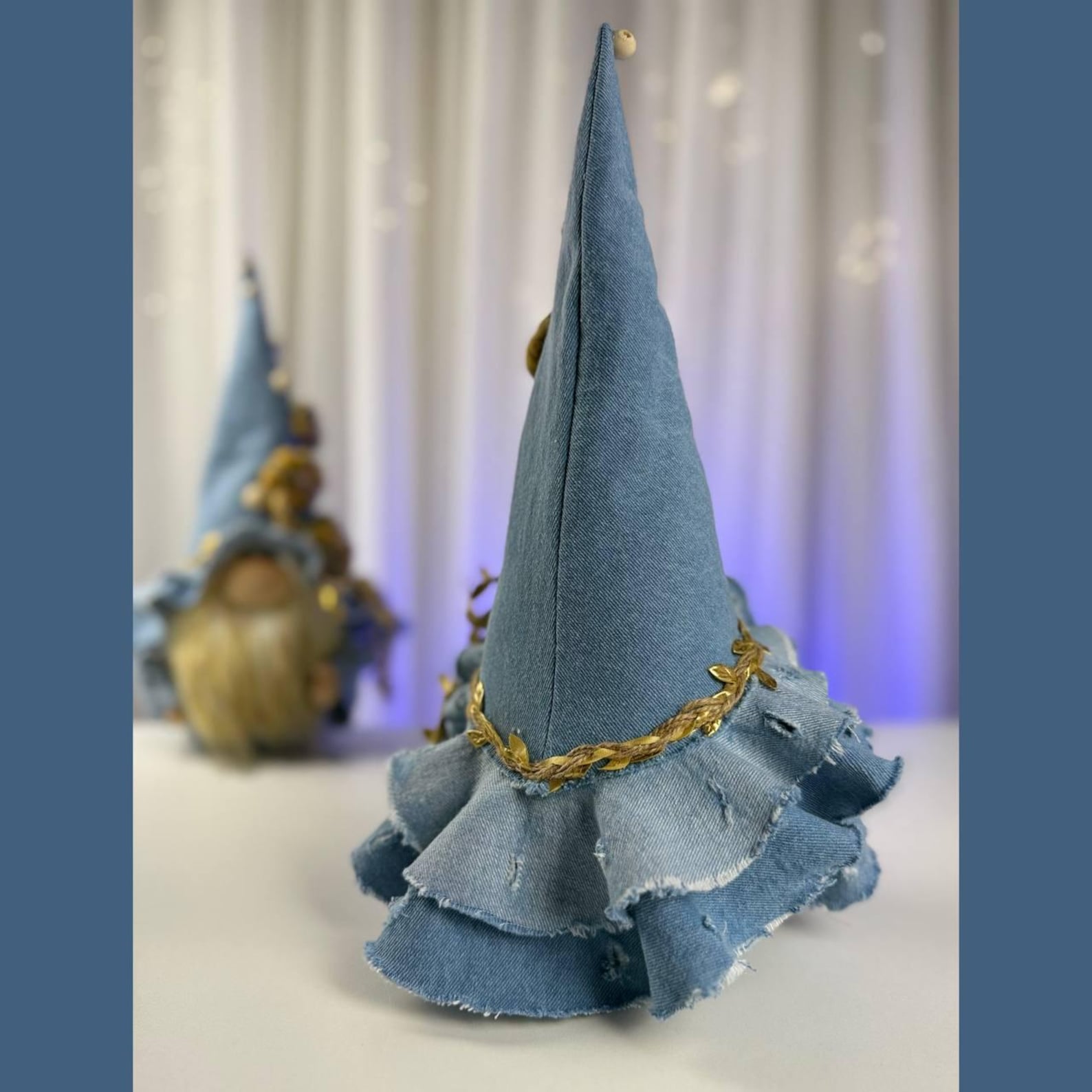 Pattern Pdf Scandinavian Denim Gnome, House Home Decor, DIY Handmade ...