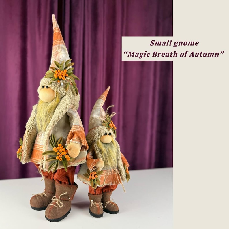 Pattern Pdf for Scandinavian Gnome - Magic Breath of Autumn Gnome Small ...