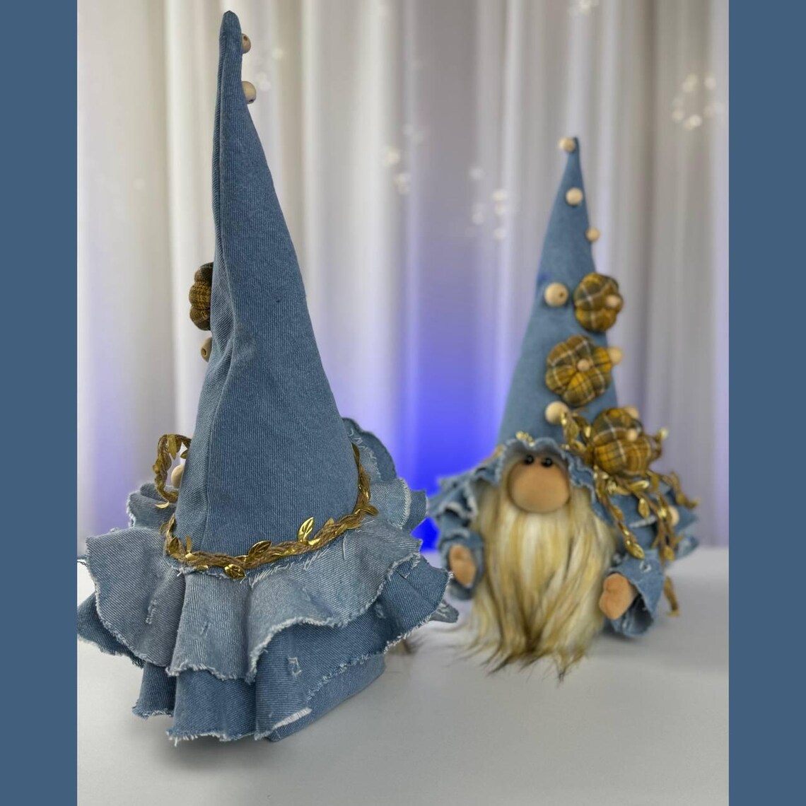 Pattern Pdf Scandinavian Denim Gnome, House Home Decor, DIY Handmade ...