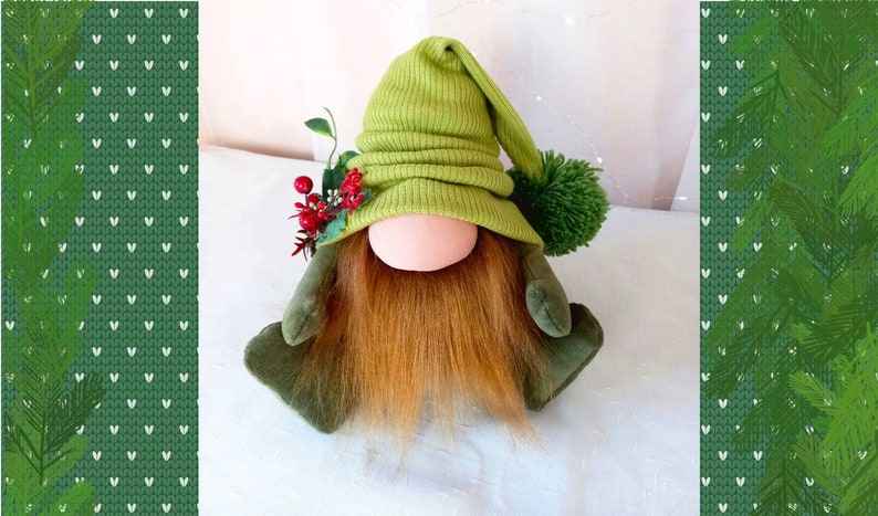 Pattern Pdf Scandinavian Forest Gnome Yule Elf DIY Handmade - Etsy