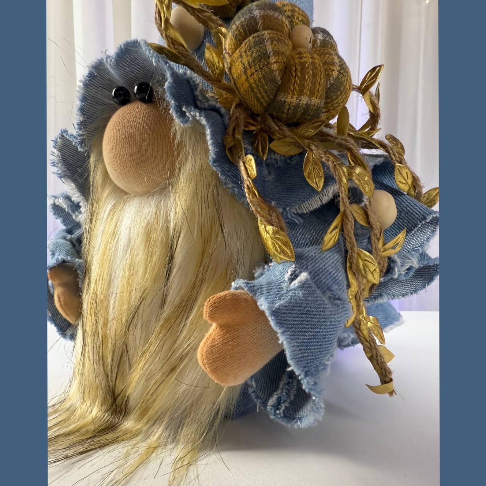 Pattern Pdf Scandinavian Denim Gnome, House Home Decor, DIY Handmade ...