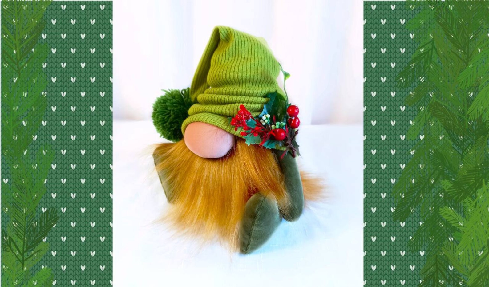 Pattern Pdf Scandinavian Forest Gnome Yule Elf DIY Handmade - Etsy