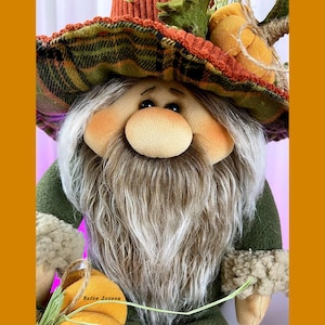 Pattern Pdf for Scandinavian Harvest Gnome, Autumn, Fall, Country Gnome ...