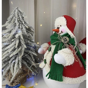 Pattern Pdf Snowman Christmas New Year, Snowman in Coat, Snowman in a ...