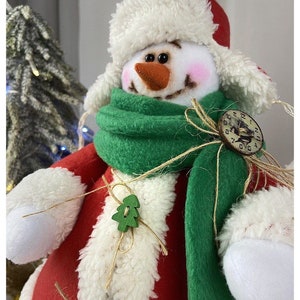 Pattern Pdf Snowman Christmas New Year, Snowman in Coat, Snowman in a ...