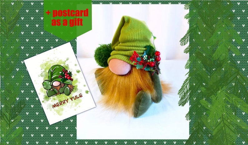 Pattern Pdf Scandinavian Forest Gnome Yule Elf DIY Handmade - Etsy