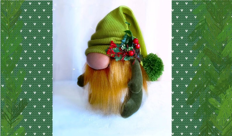 Pattern Pdf Scandinavian Forest Gnome Yule Elf DIY Handmade - Etsy