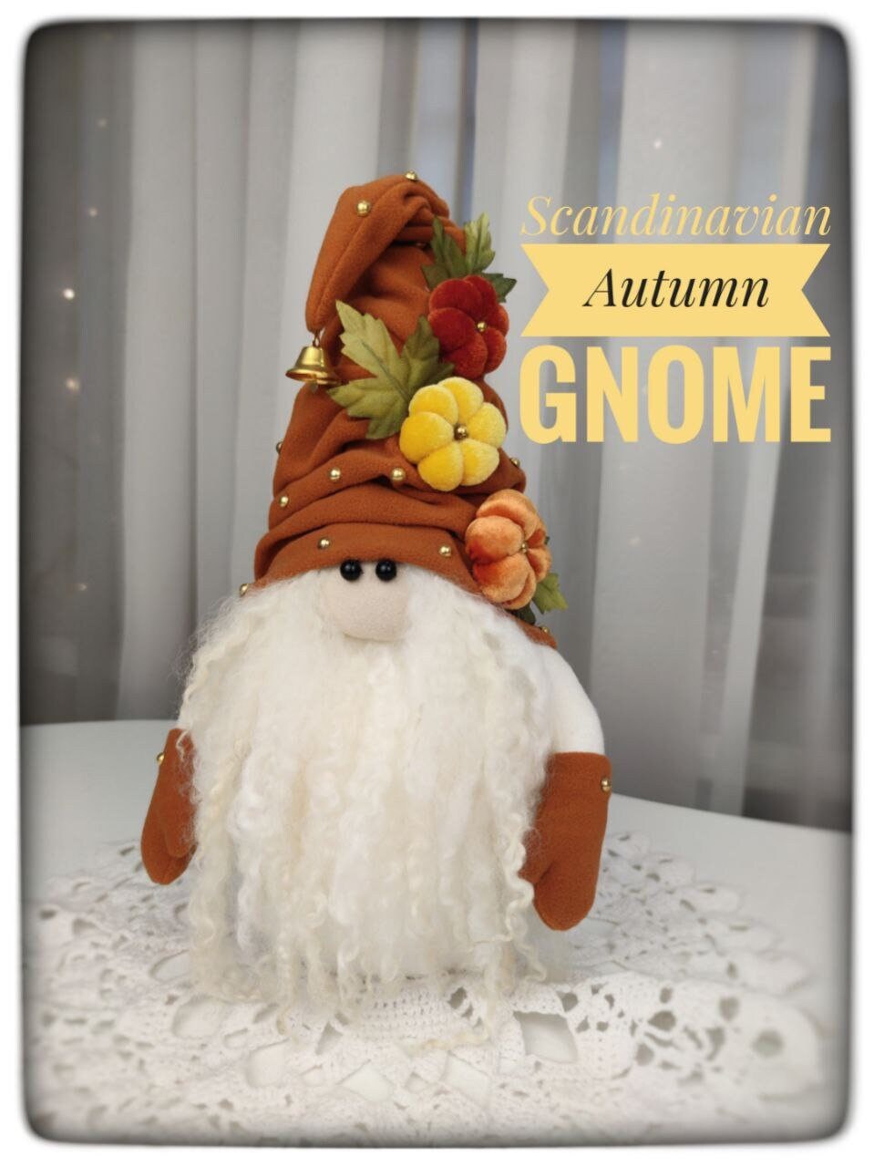 Pattern Pdf for Scandinavian Autumn Fall Gnome Draft DIY - Etsy