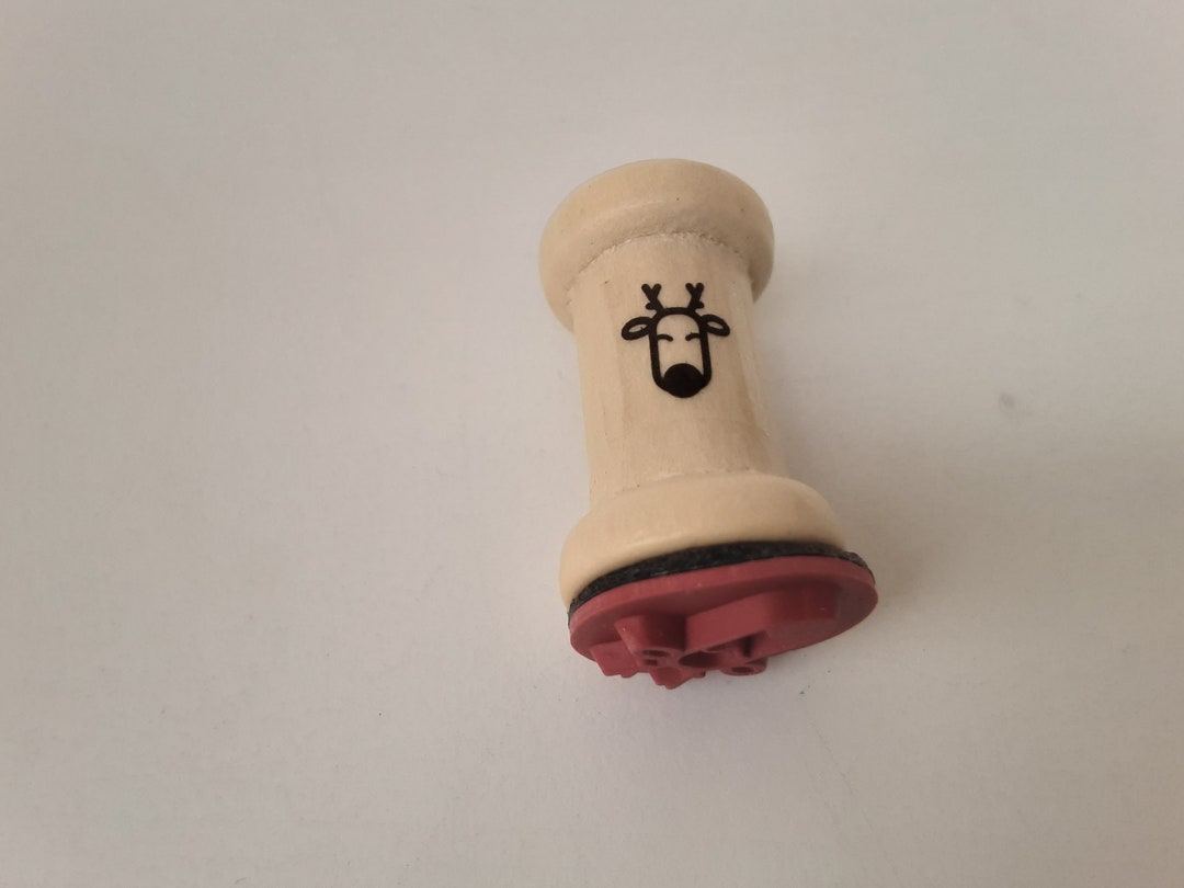 Tampon Reindeer Head Scrapbooking Creation Christmas - Etsy