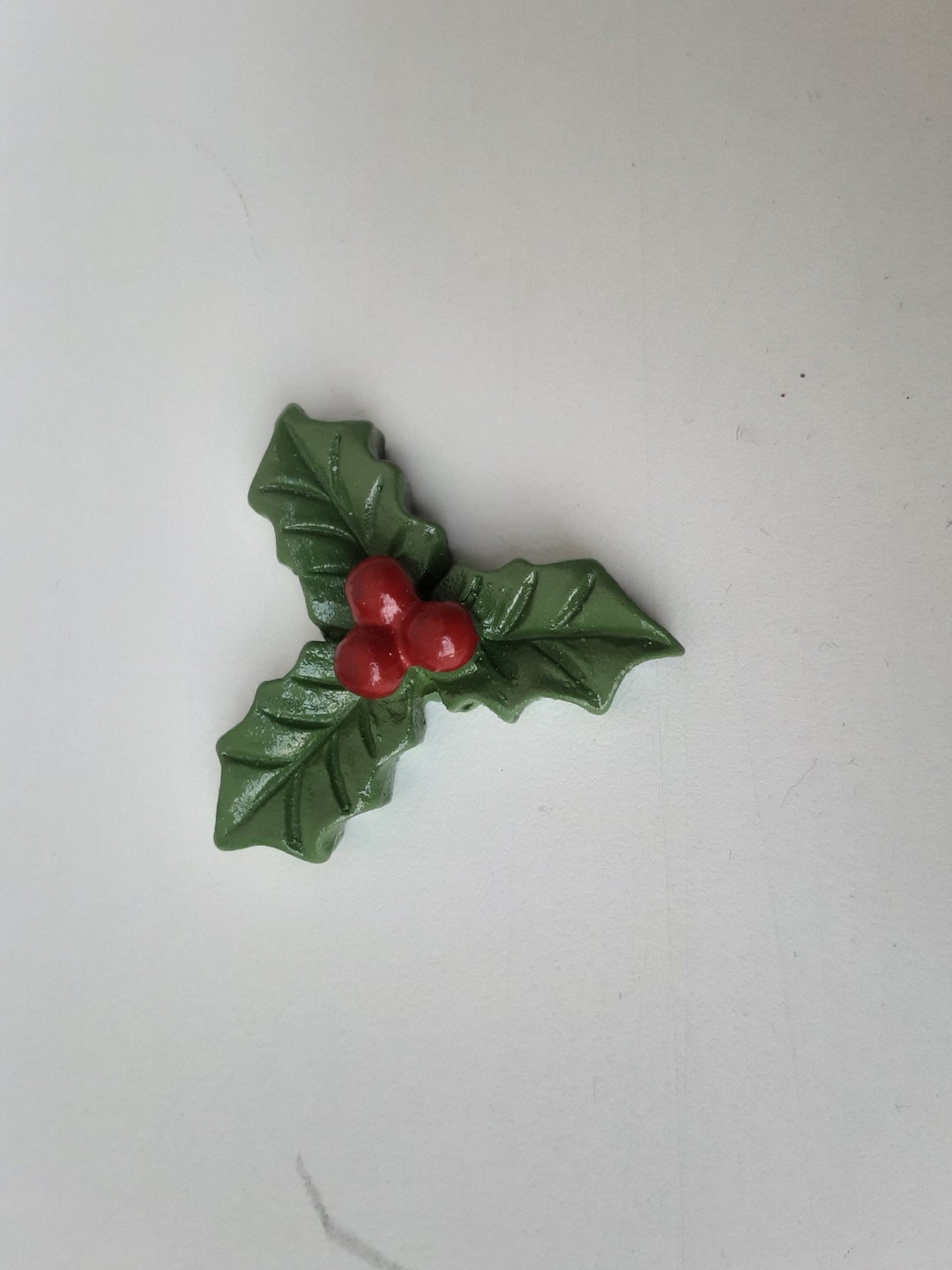 Miniature Holly Leaf Embellishment Decoration Sraptbooking Christmas - Etsy