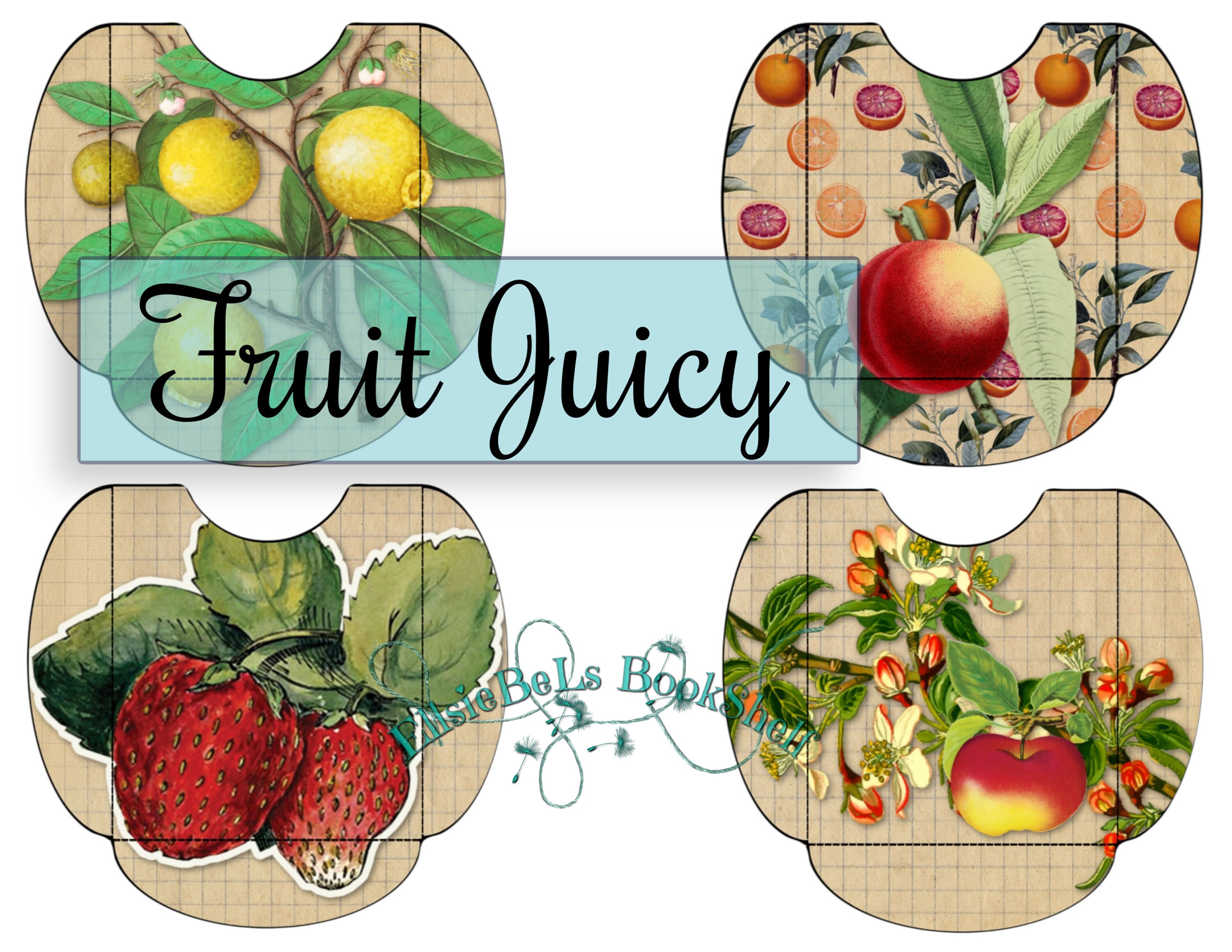 Fruit Juicy Junk Journal Digital Kit Journal Printables | Etsy