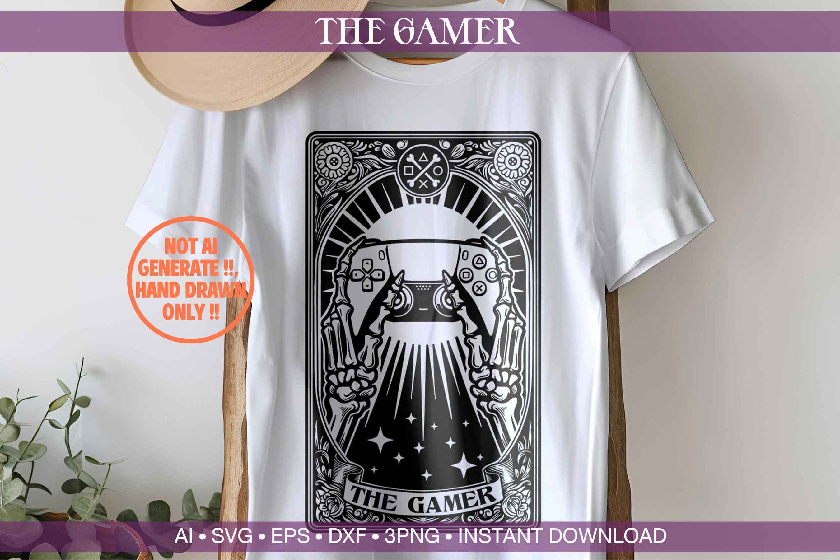 The Gamer Tarot Card Png Ai Eps Dxf Svg Witchie Tarot Cards Indie Tarot ...