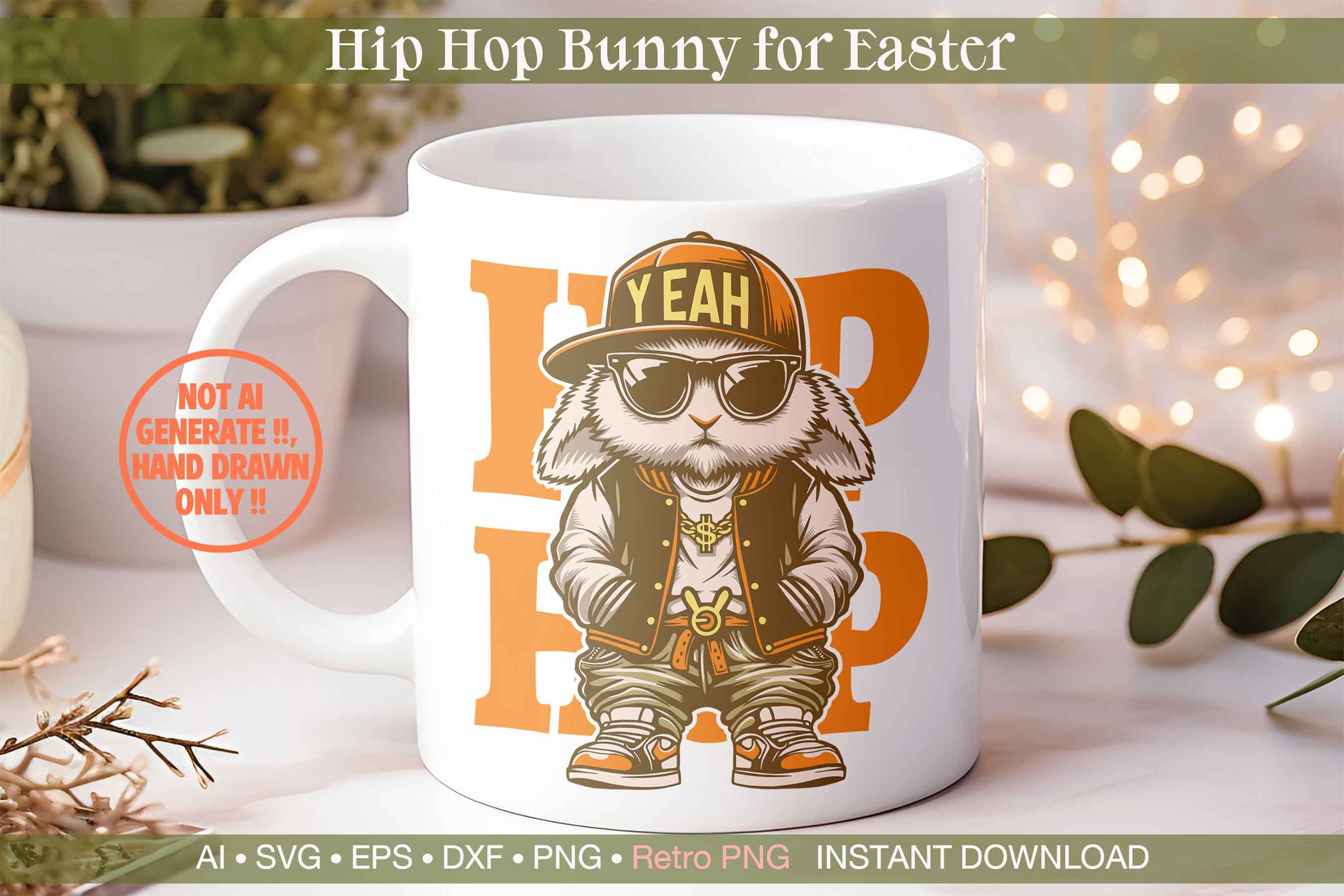 Retro Hip Hop Easter Svg Hip Hop Png Hip Hop Easter Png Happy Easter ...